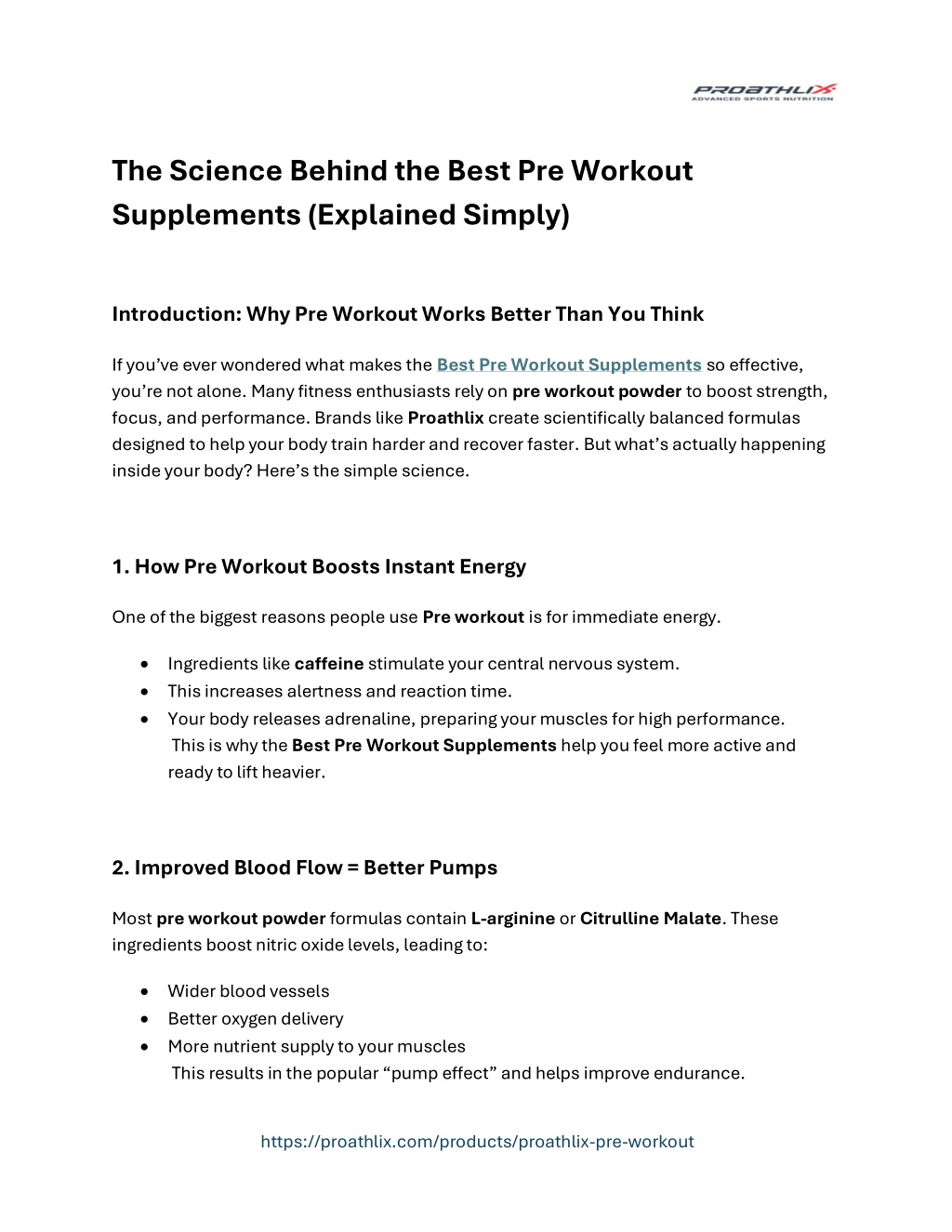 PPT - The Science Behind the Best Pre Workout Supplements (Explained ...