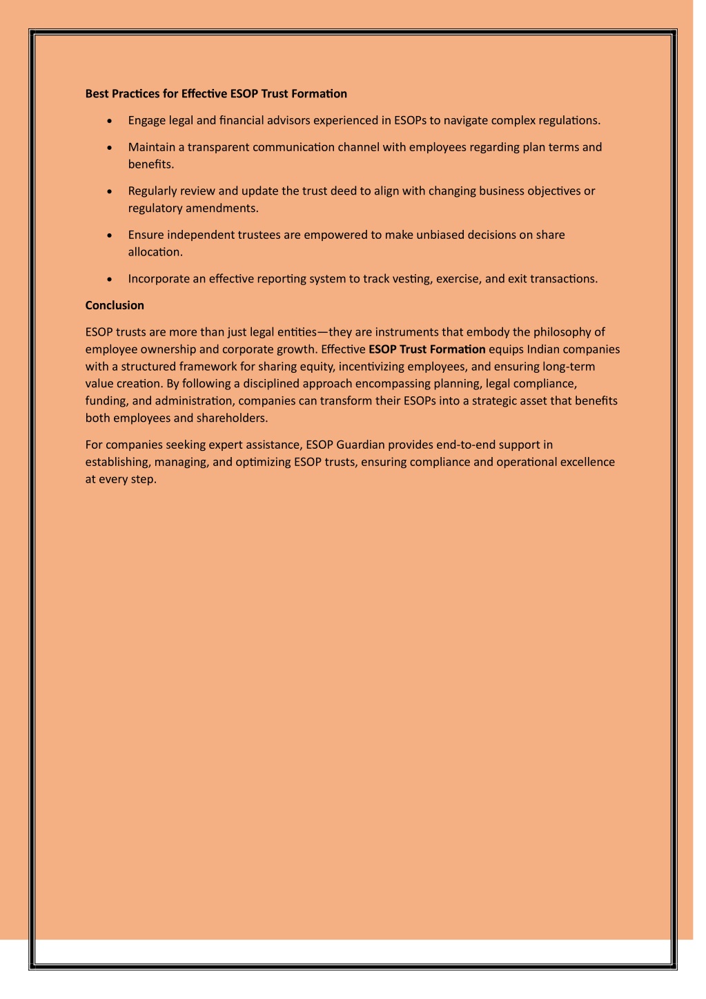 PPT - ESOP Trust Formation A Step by Step Approach for Indian Companies ...