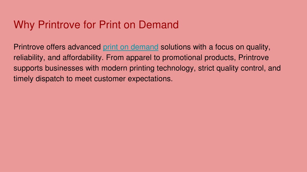 PPT - Print on demand PowerPoint Presentation, free download - ID:14729003