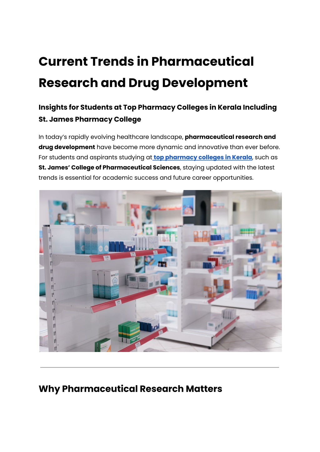 PPT - Current Trends in Pharmaceutical Research and Drug Development ...
