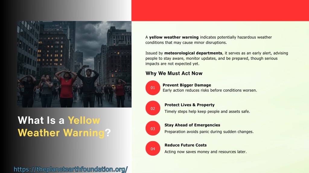 PPT - Yellow Weather Warning: A Signal We Must Not Ignore PowerPoint ...