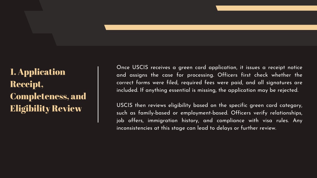 PPT - How USCIS Reviews a Green Card Application PowerPoint ...