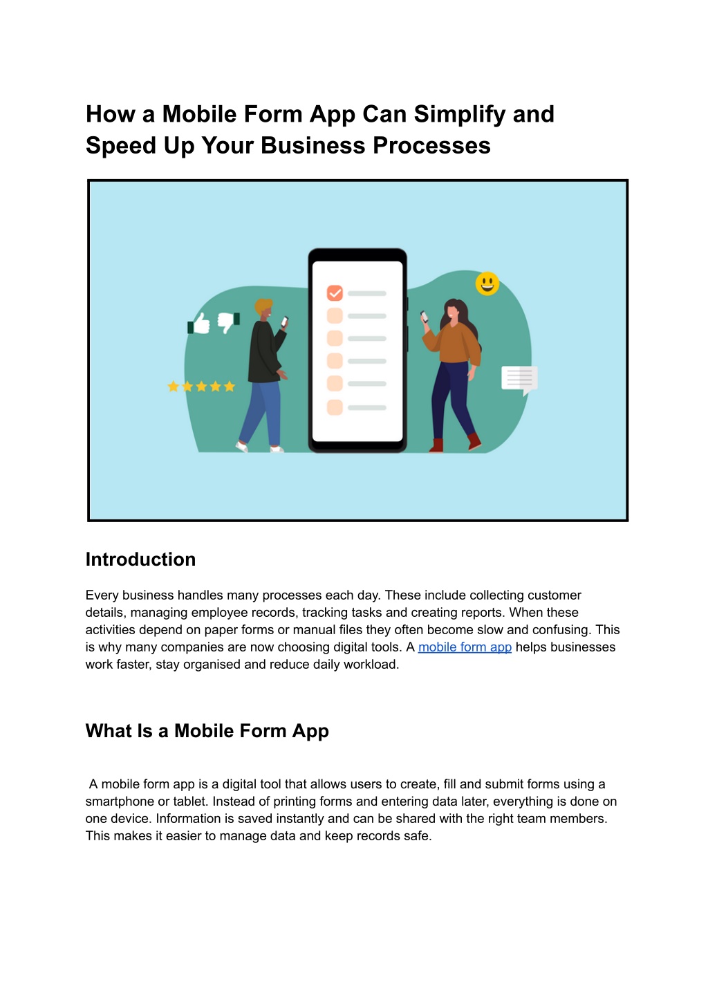 PPT - Why Every Growing Business Needs a Mobile Form App Today ...