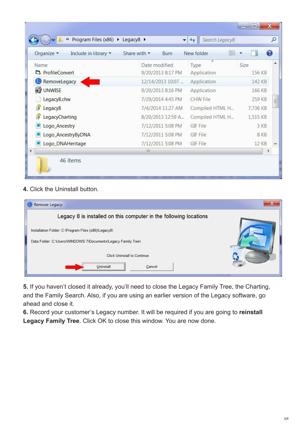 PPT - uninstall legacy family tree PowerPoint Presentation, free ...