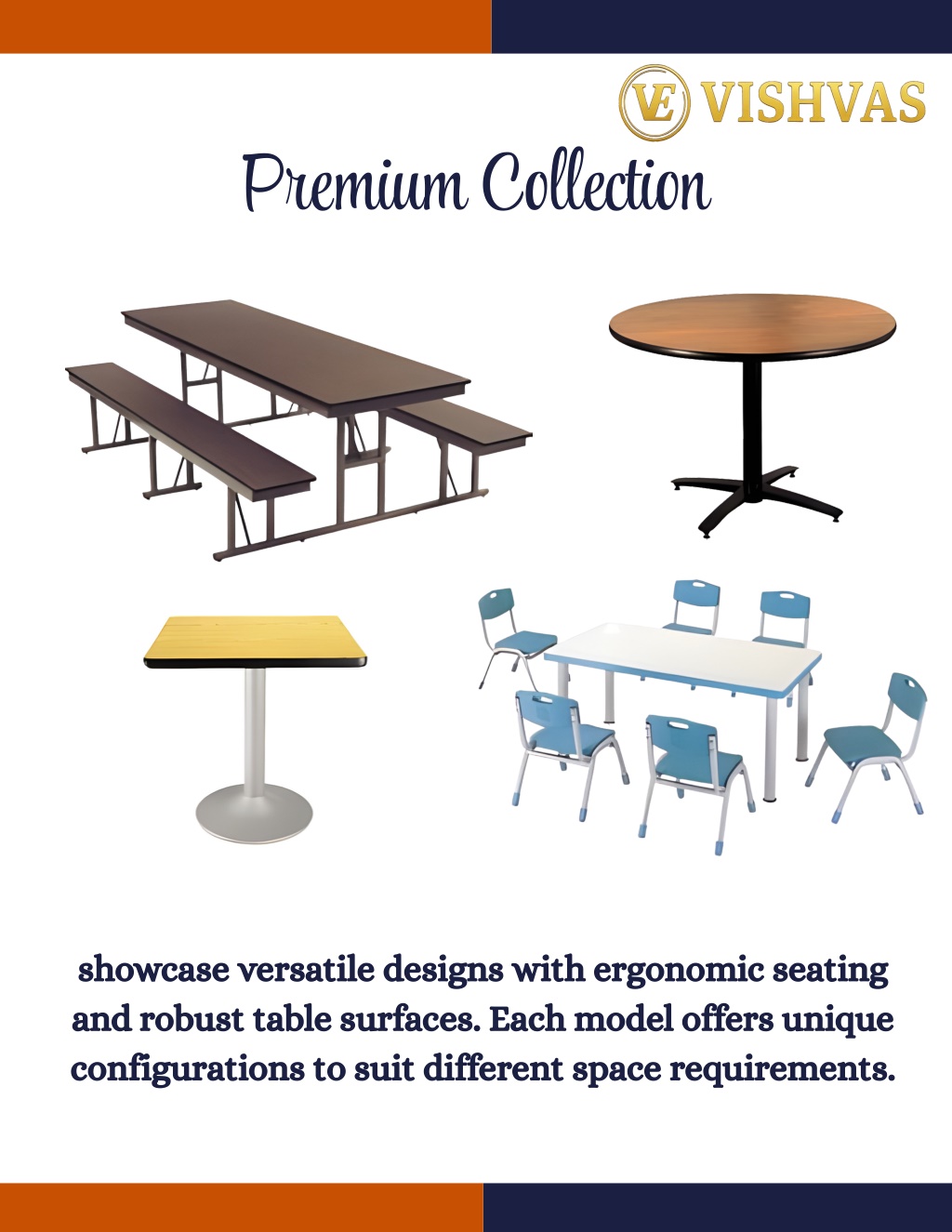 PPT - Premium Cafeteria Tables by Top School Furniture Manufacture ...