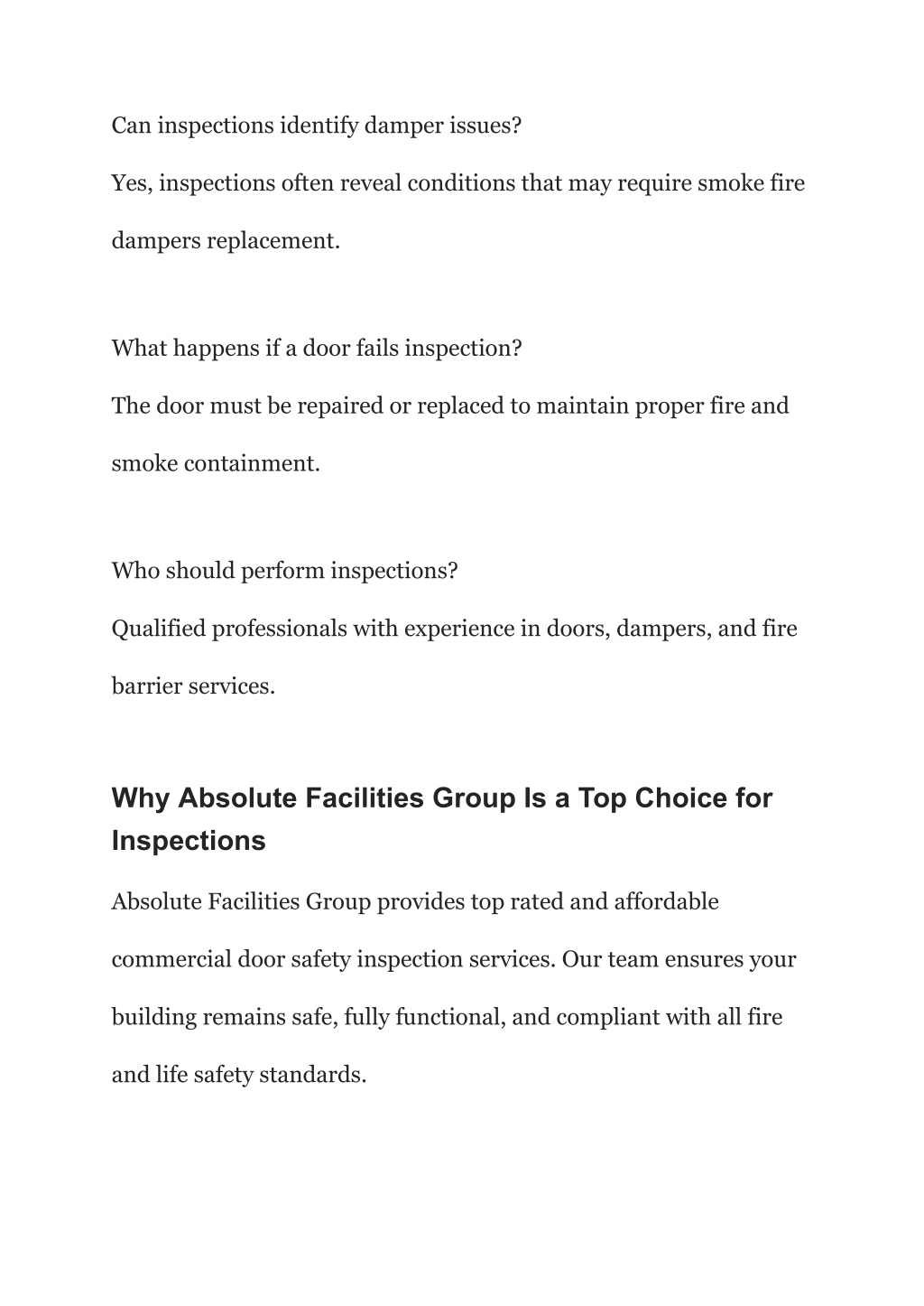 PPT - Complete Guide to Commercial Door Safety Inspections and Fire ...