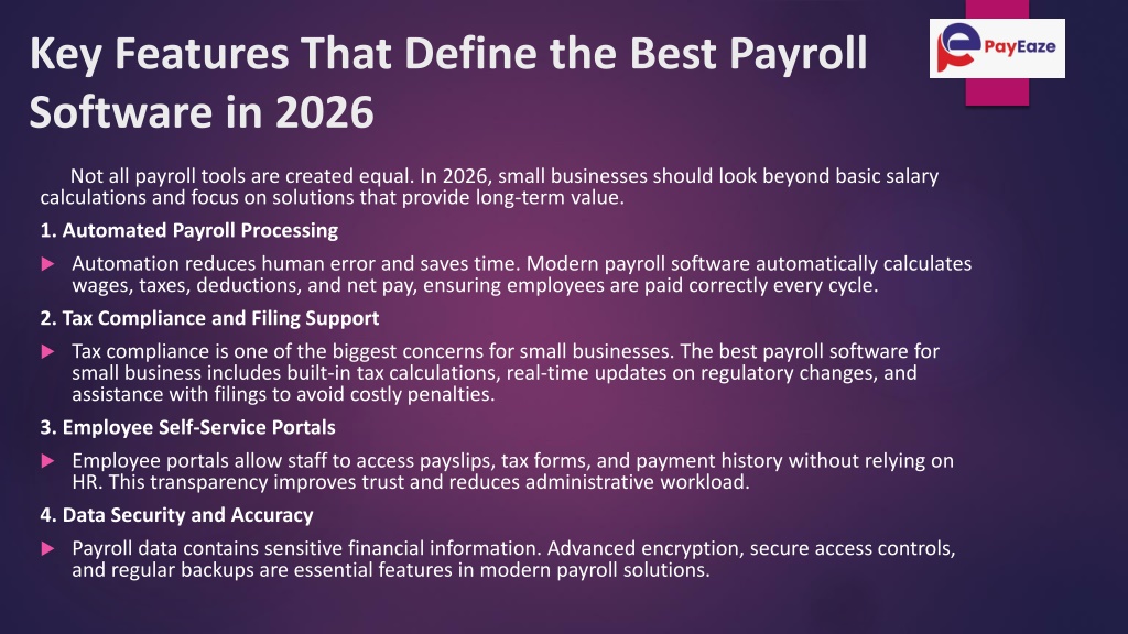 PPT - What Is the Best Payroll Software for Small Business in 2026 ...