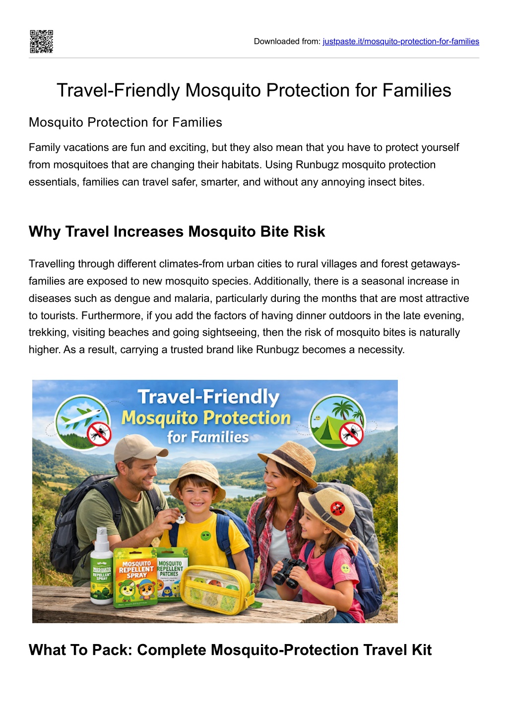 PPT - Travel-Friendly Mosquito Protection for Families PowerPoint ...