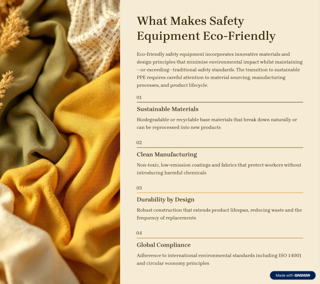 PPT - Eco-Friendly-and-Sustainable-Industrial-Safety-Equipment ...
