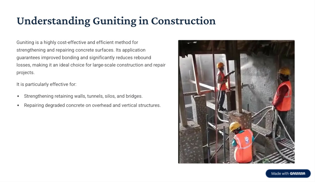 PPT - Guniting | Reliable Concrete Repair and Structural Strengthening ...