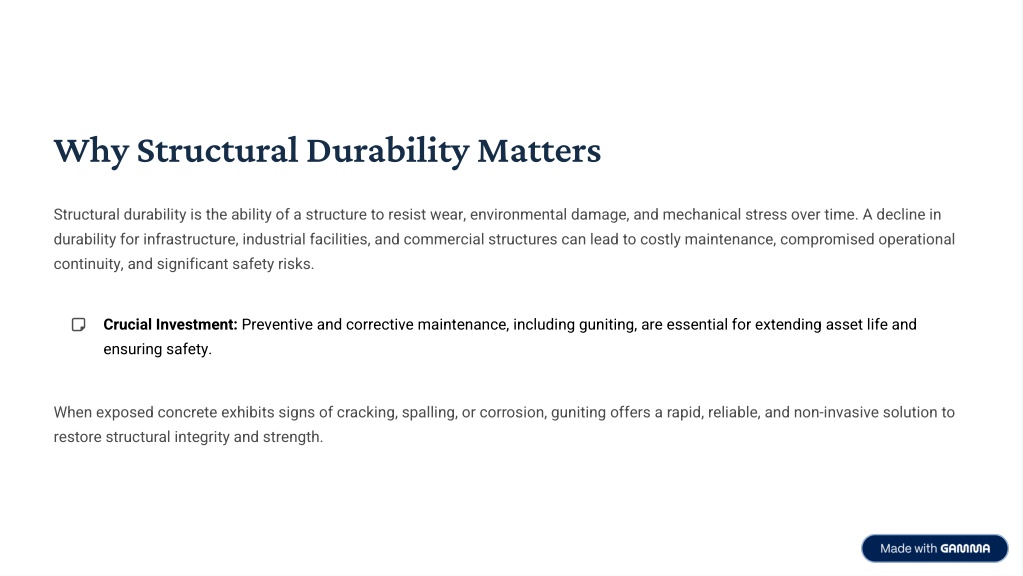 PPT - Guniting | Reliable Concrete Repair and Structural Strengthening ...