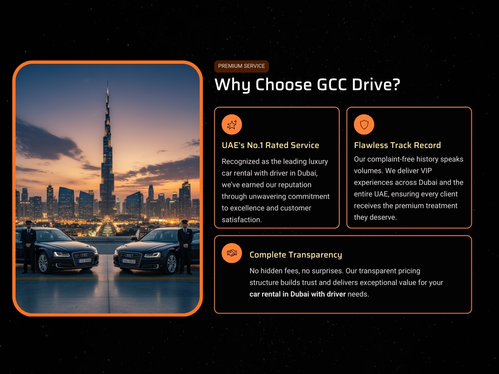 PPT - Premium Chauffeur Service Across All Emirates PowerPoint ...
