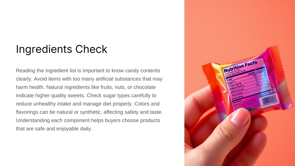 PPT - How to read labels when purchasing candies online to spot quality ...