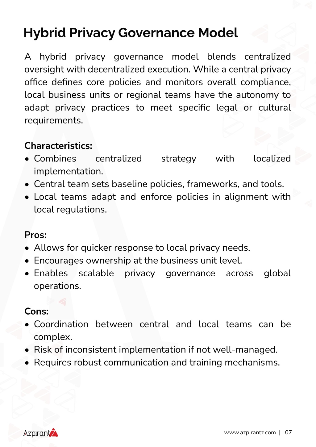 PPT - How Azpirantz Designs Governance Models That Scale with Business ...
