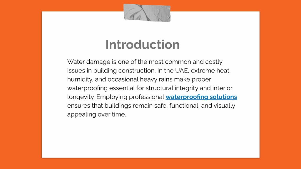PPT - Understanding Different Types of Waterproofing for Durable ...
