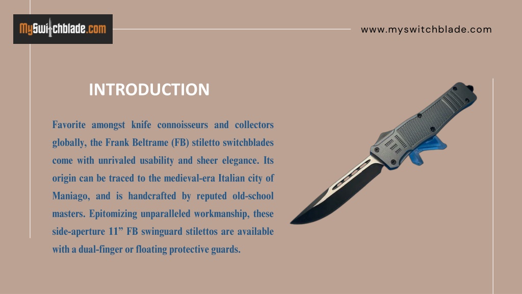 PPT - What Makes the Stiletto Switchblade a Classic for Collectors ...
