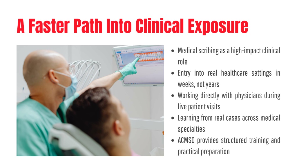 PPT - How Premeds Can Gain Real ACMSO Clinical Experience Without ...