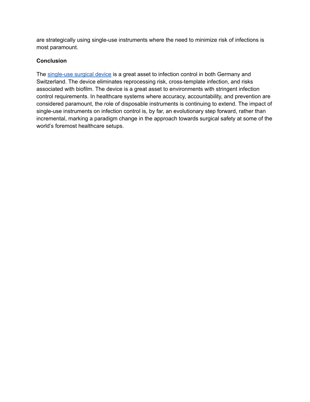 PPT - How Single-Use Surgical Instruments Help in Improving Infection ...