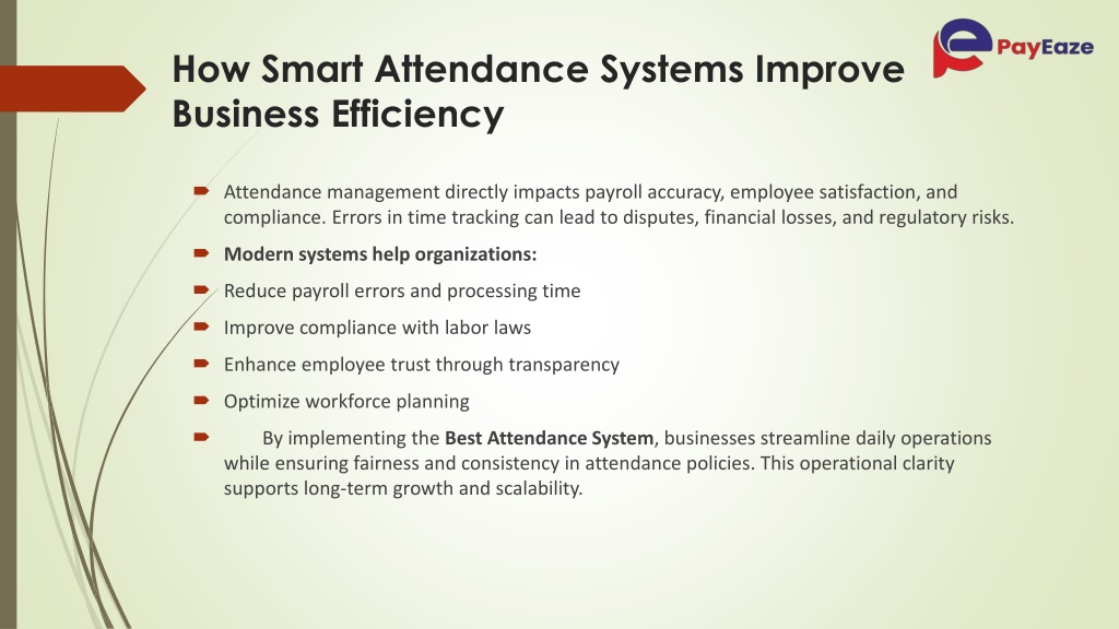 PPT - Why Are Businesses Switching to the Best Attendance System in ...