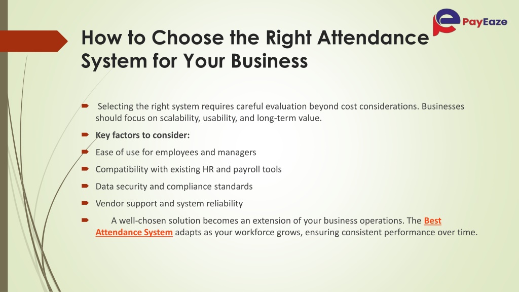 PPT - Why Are Businesses Switching to the Best Attendance System in ...