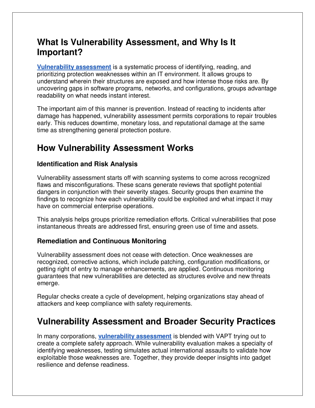 PPT - Vulnerability Assessment as a Critical Step toward Stronger Cyber ...