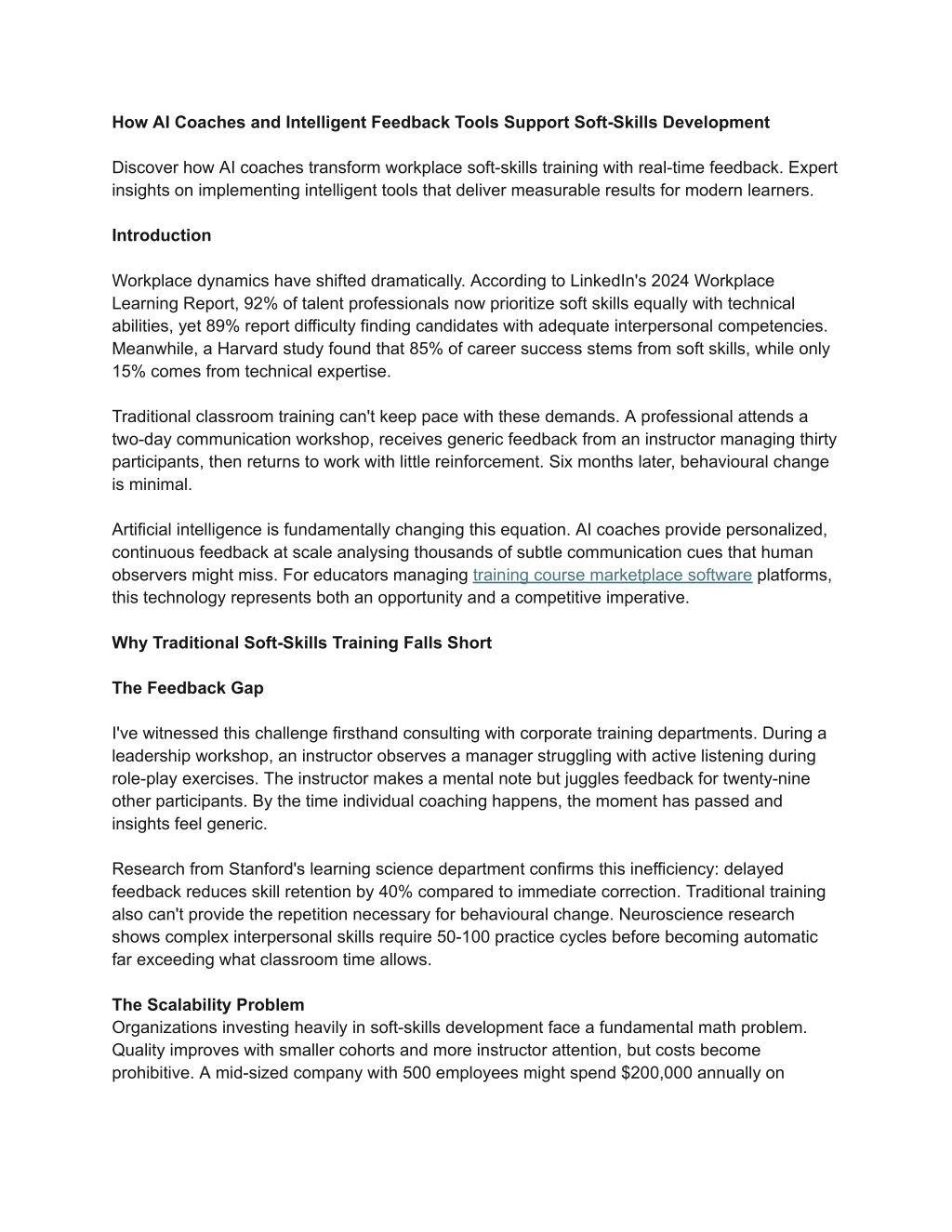 PPT - How AI Coaches and Intelligent Feedback Tools Support Soft-Skills ...