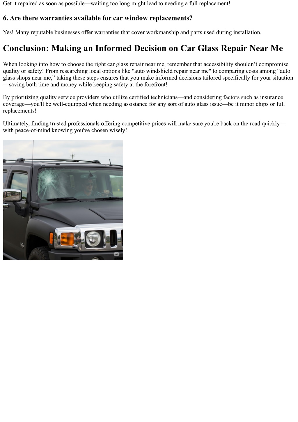 PPT - How to Choose the Right Car Glass Repair Near Me PowerPoint ...