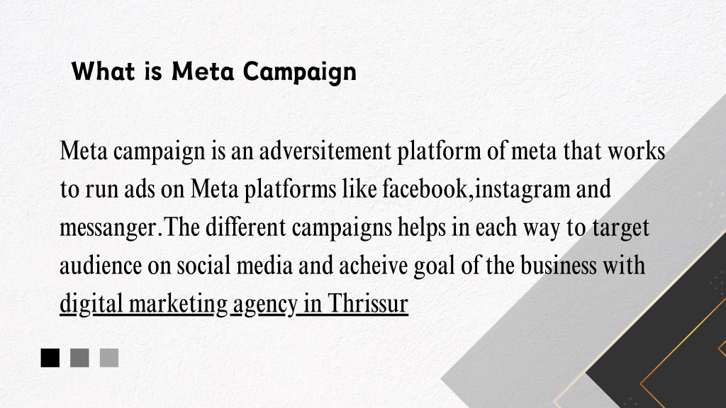 PPT - Campaigns of meta:how it works PowerPoint Presentation, free ...