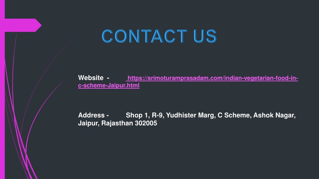 PPT - Vegetarian restaurant in C-Scheme Jaipur PowerPoint Presentation ...