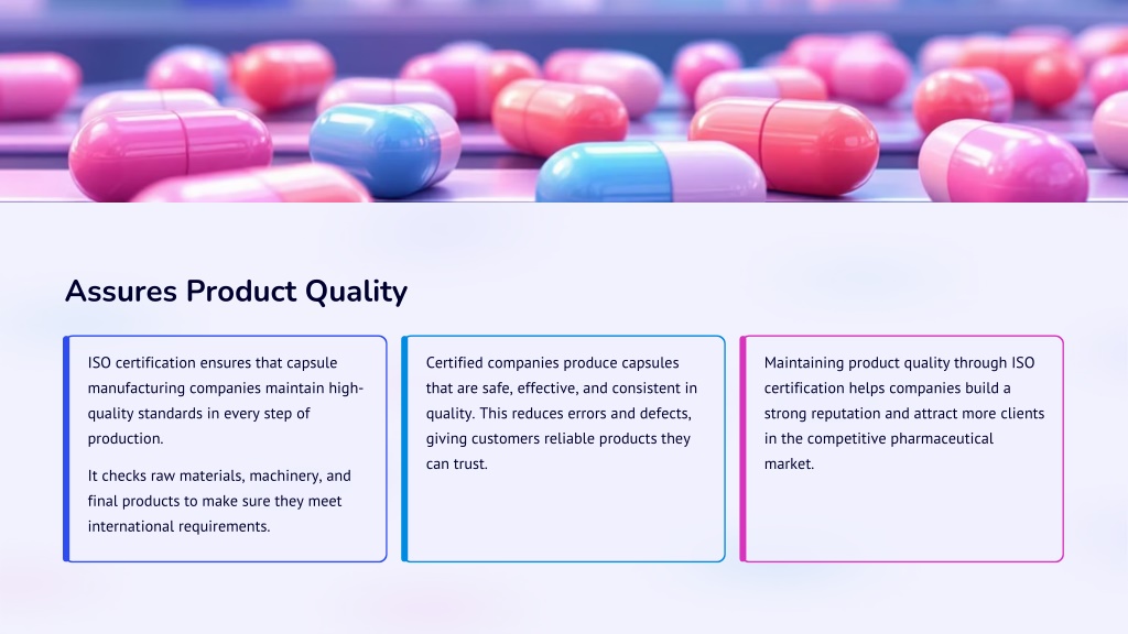 PPT - Why ISO Certification Matters for Capsule Manufacturing Companies ...