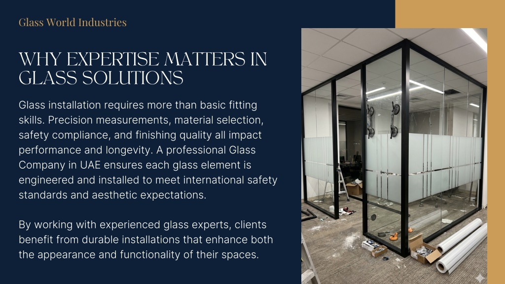 PPT - Dubai Glass Experts Custom Mirrors, Windows & Partitions ...