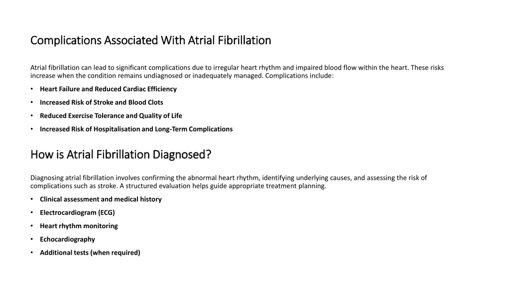 PPT - Atrial Fibrillation: Symptoms, Causes & Treatment | Artemis ...