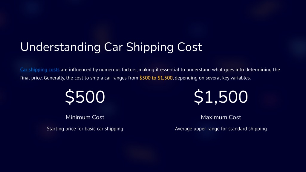 PPT - How-Much-Does-It-Cost-to-Ship-a-Car-Your-Complete-Guide ...