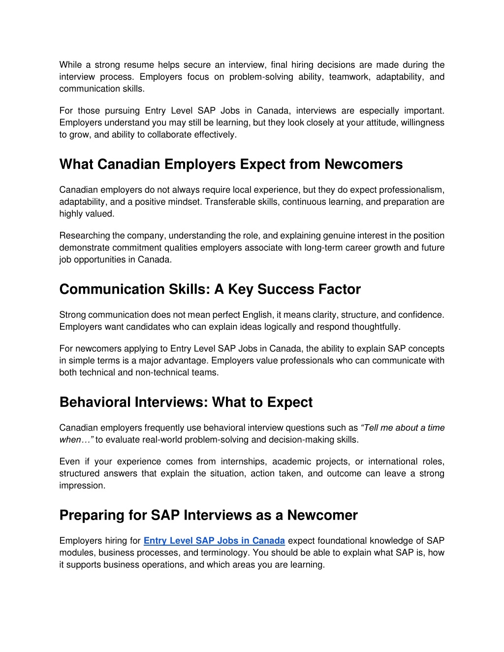 PPT - Interview Tips for Newcomers_ What Canadian Employers Expect ...