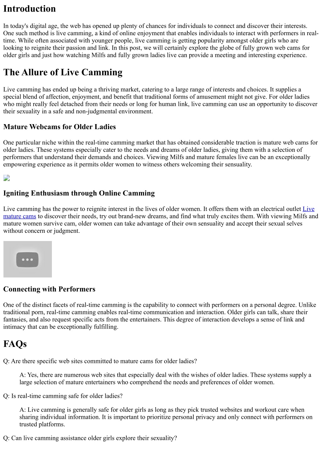 PPT - Live Camming for Older Ladies: Igniting Enthusiasm and Link ...