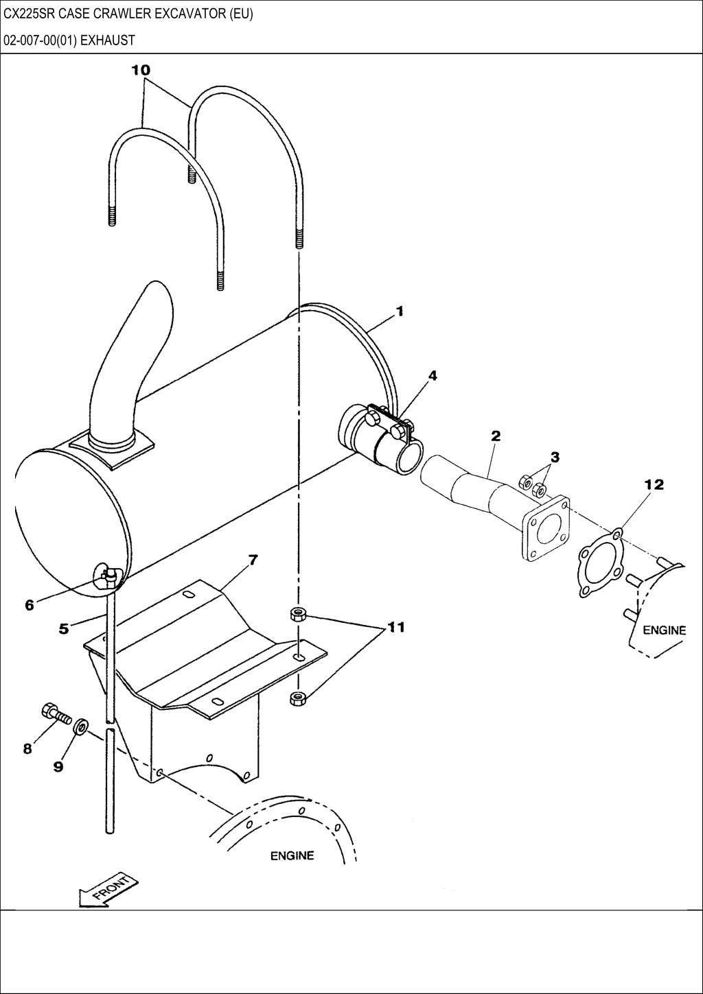 PPT - CASE CX225SR Crawler Excavator Parts Catalogue Manual Instant ...