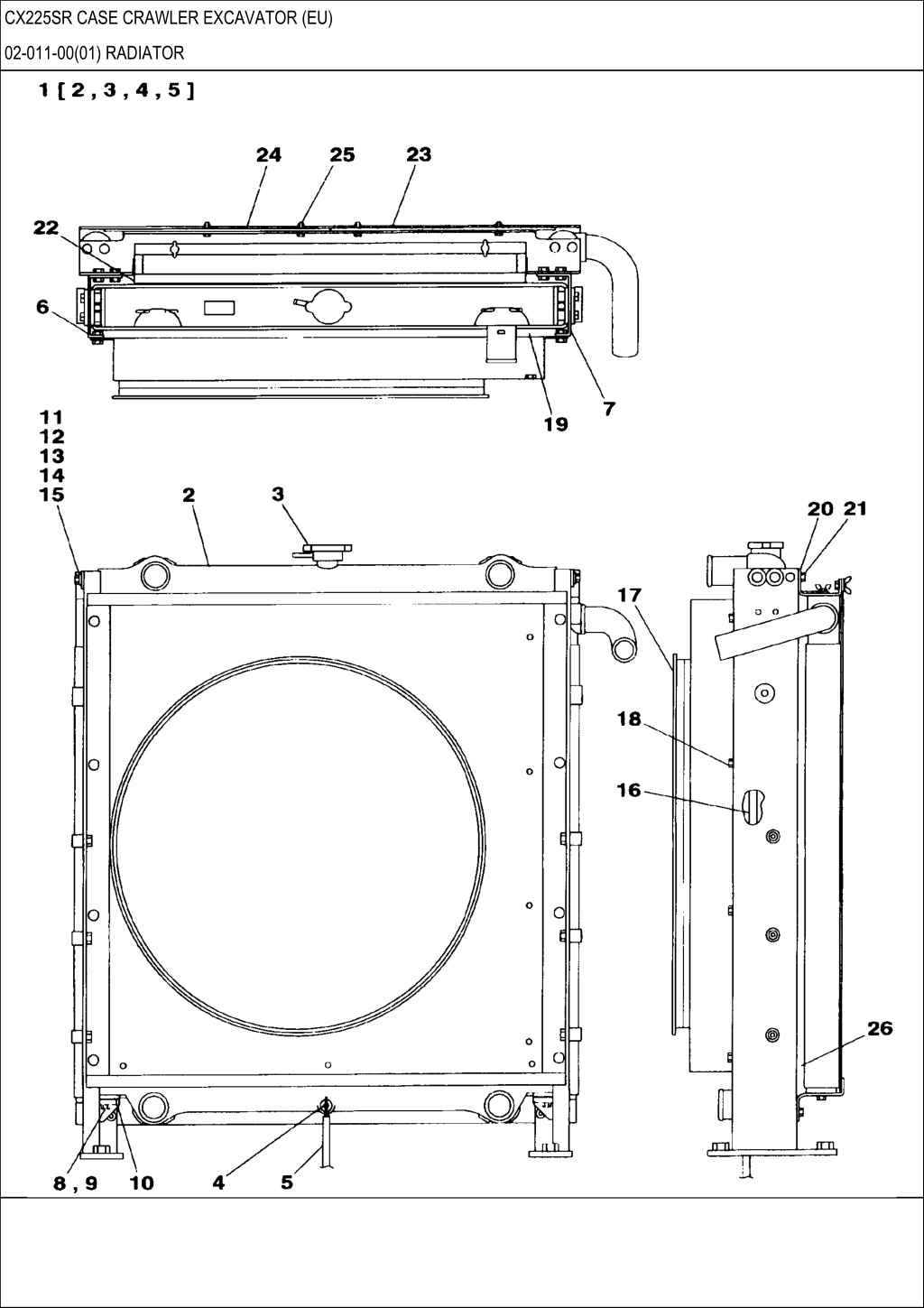 PPT - CASE CX225SR Crawler Excavator Parts Catalogue Manual Instant ...