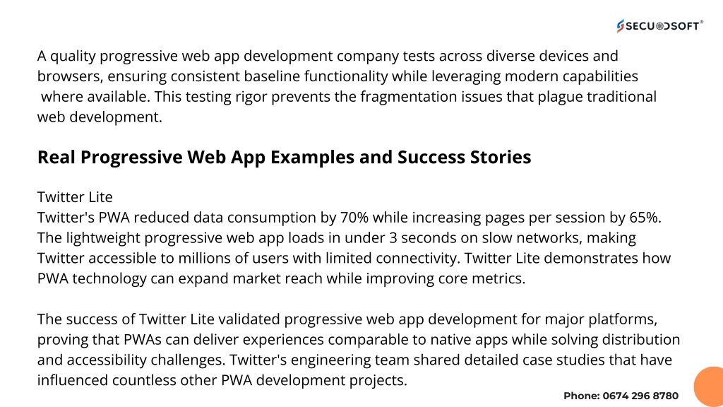 PPT - Progressive Web App (PWA) Development Guide Top Company, Examples ...