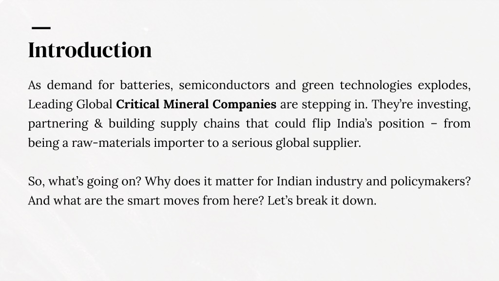 PPT - Best Natural Resources Companies in India Driving Growth ...