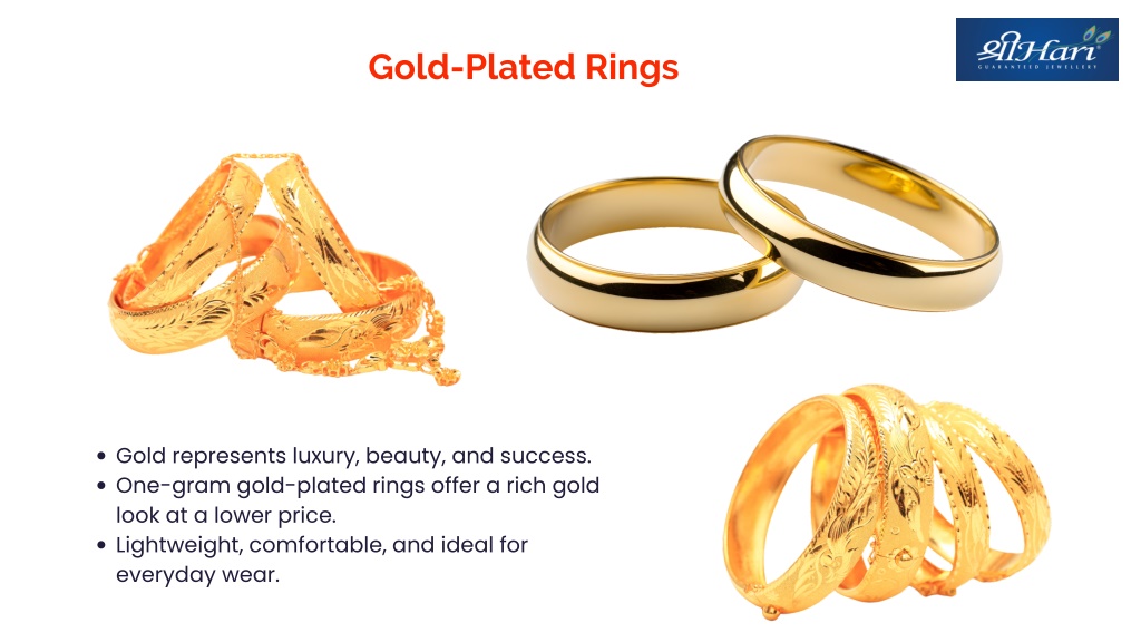 PPT - Why Choose 1 Gram Gold Plated Rings? PowerPoint Presentation ...