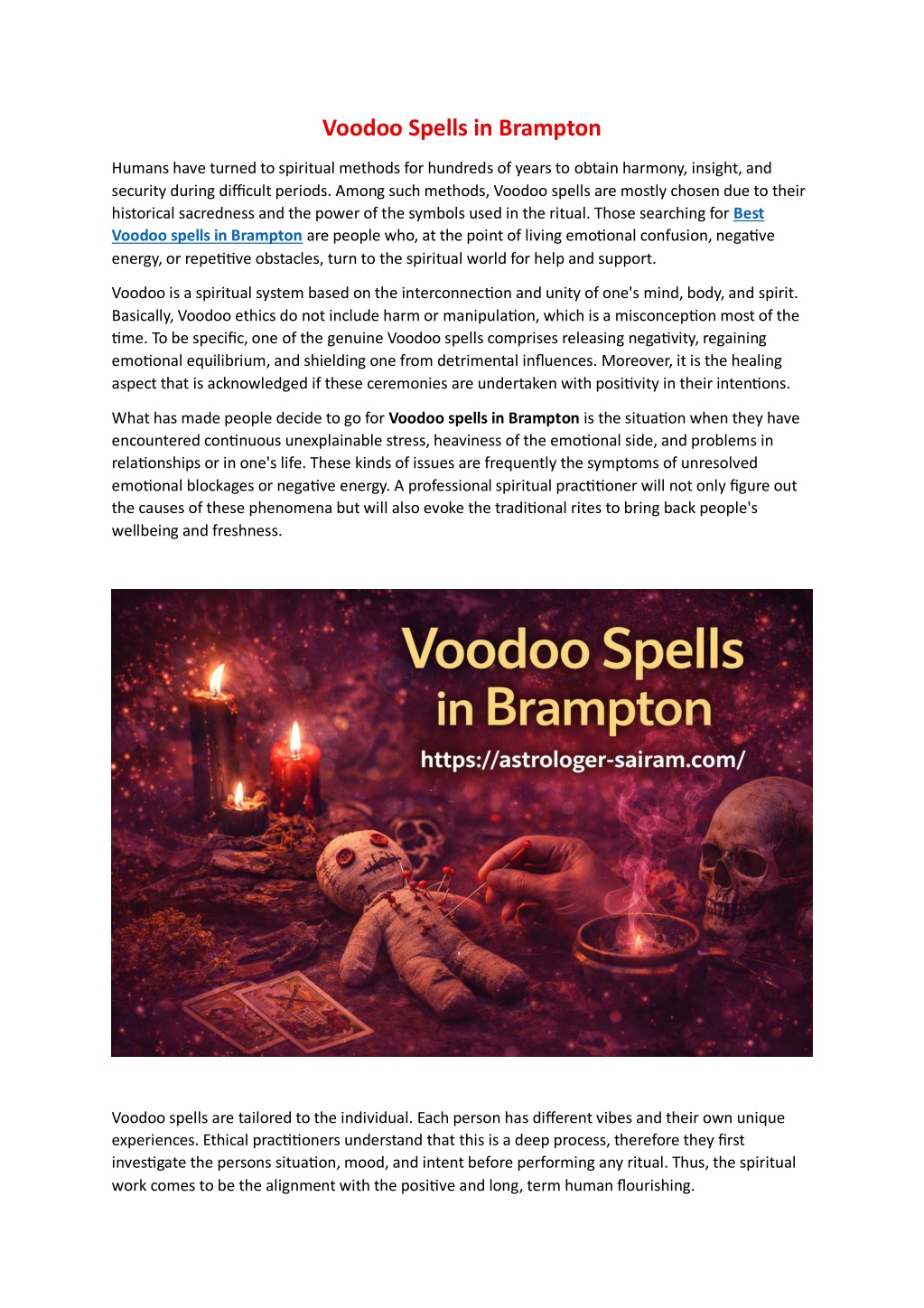 PPT - Voodoo Spells in Brampton PowerPoint Presentation, free download ...