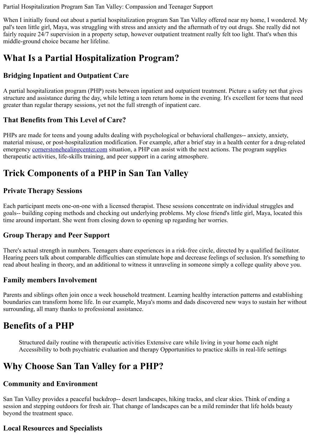 PPT - Partial Hospitalization Program San Tan Valley: Compassion and ...