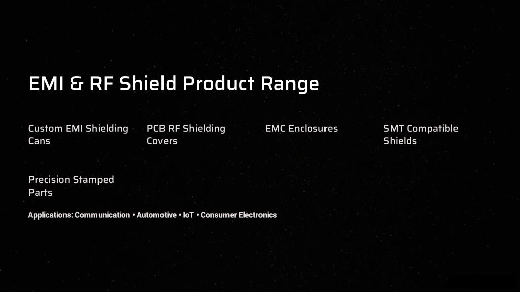PPT - Professional PCB EMI & RF Shield Cans from HootaiSpring – China ...