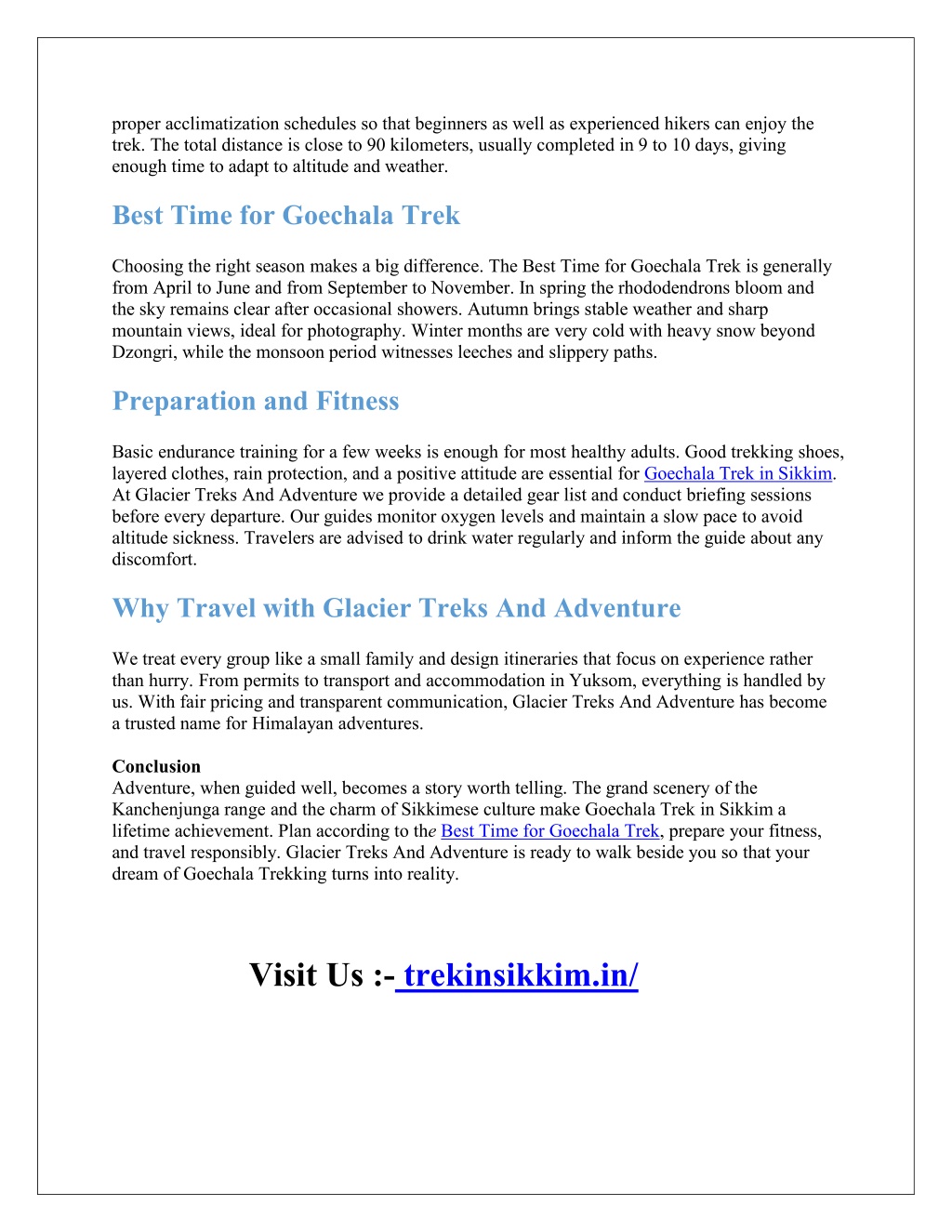 PPT - Weather, Snowfall & Seasons | Best Time for Goechala Trek ...