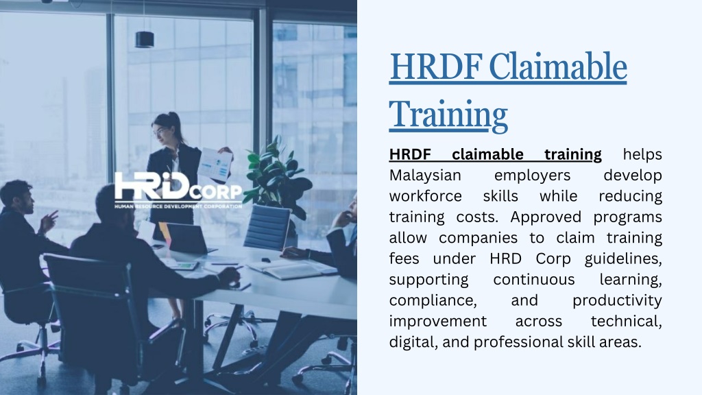 PPT - HRDF Claimable Professional Training for Automation and Data ...
