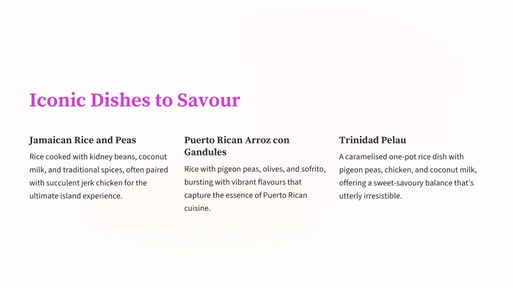 PPT - Caribbean Rice Dishes: Bold Flavours, Timeless Recipes PowerPoint ...