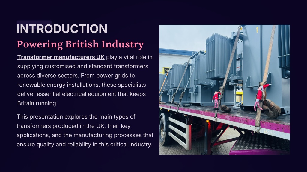 PPT - Transformer Manufacturers UK: Types, Applications, and ...
