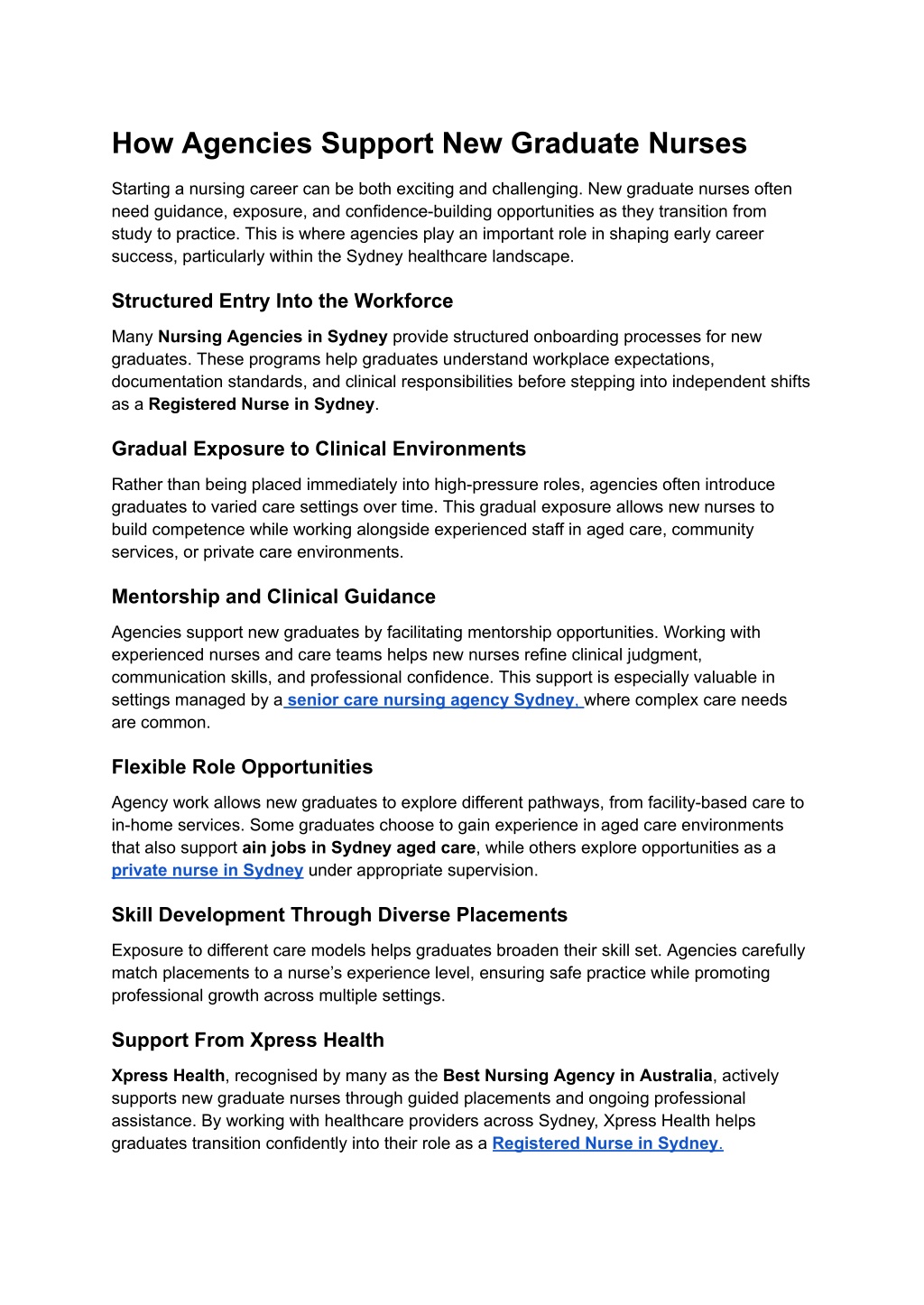 PPT - How Agencies Support New Graduate Nurses PowerPoint Presentation ...