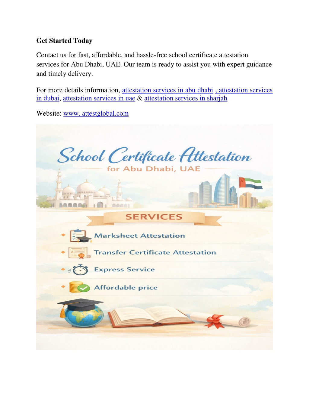 PPT - School Certificate Attestation Abu Dhabi, UAE | Marksheet ...