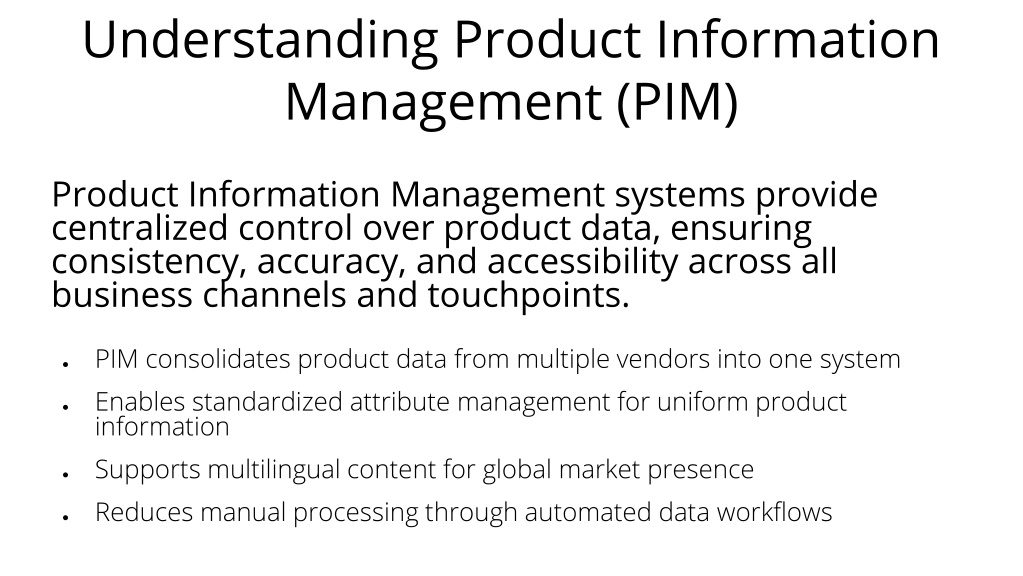 PPT - Mastering Data Quality_ Transforming Product Information into ...